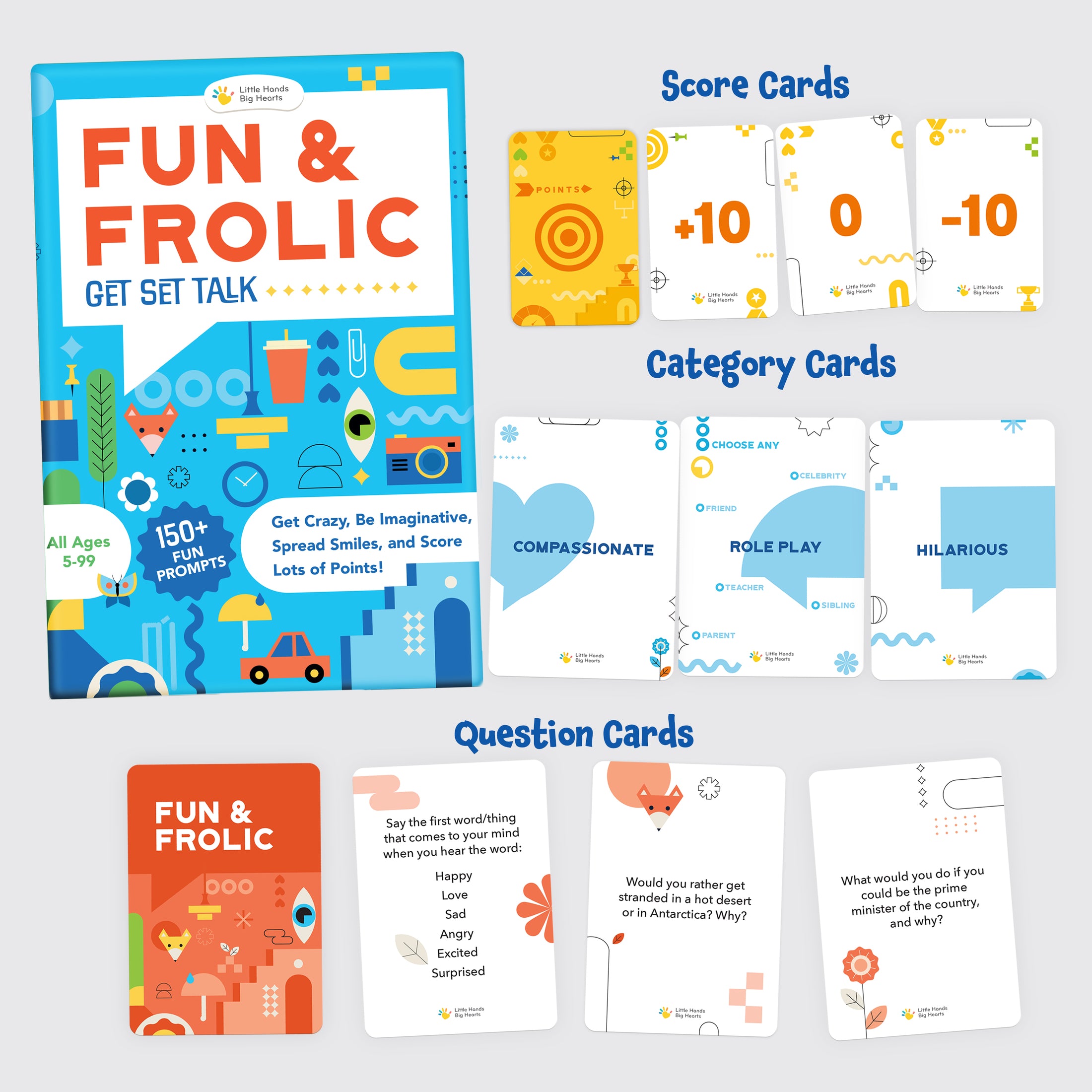 Shop Fun & Frolic Cards for Kids (Ages 5+) – littlehandsbighearts