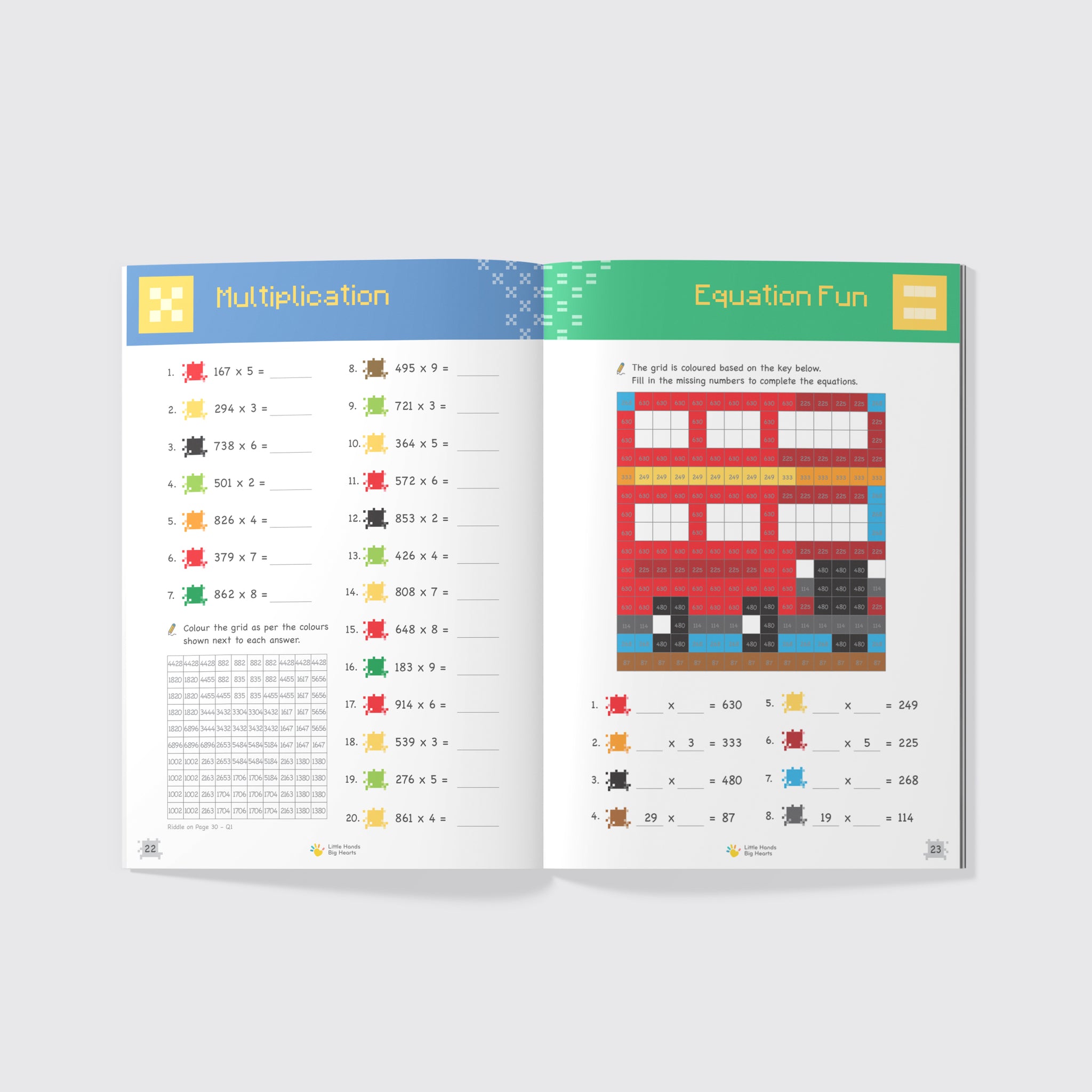 Super Math: Multiplication Adventure for Kids – littlehandsbighearts