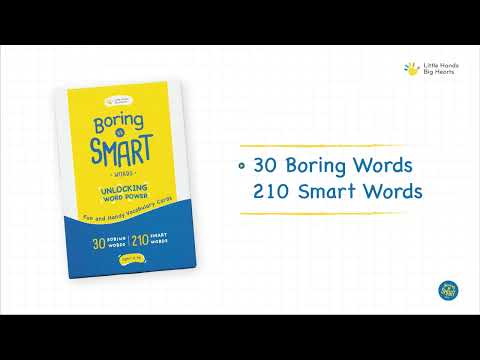 Boring Vs Smart Words: Vocabulary Expansion for Ages 6 ...